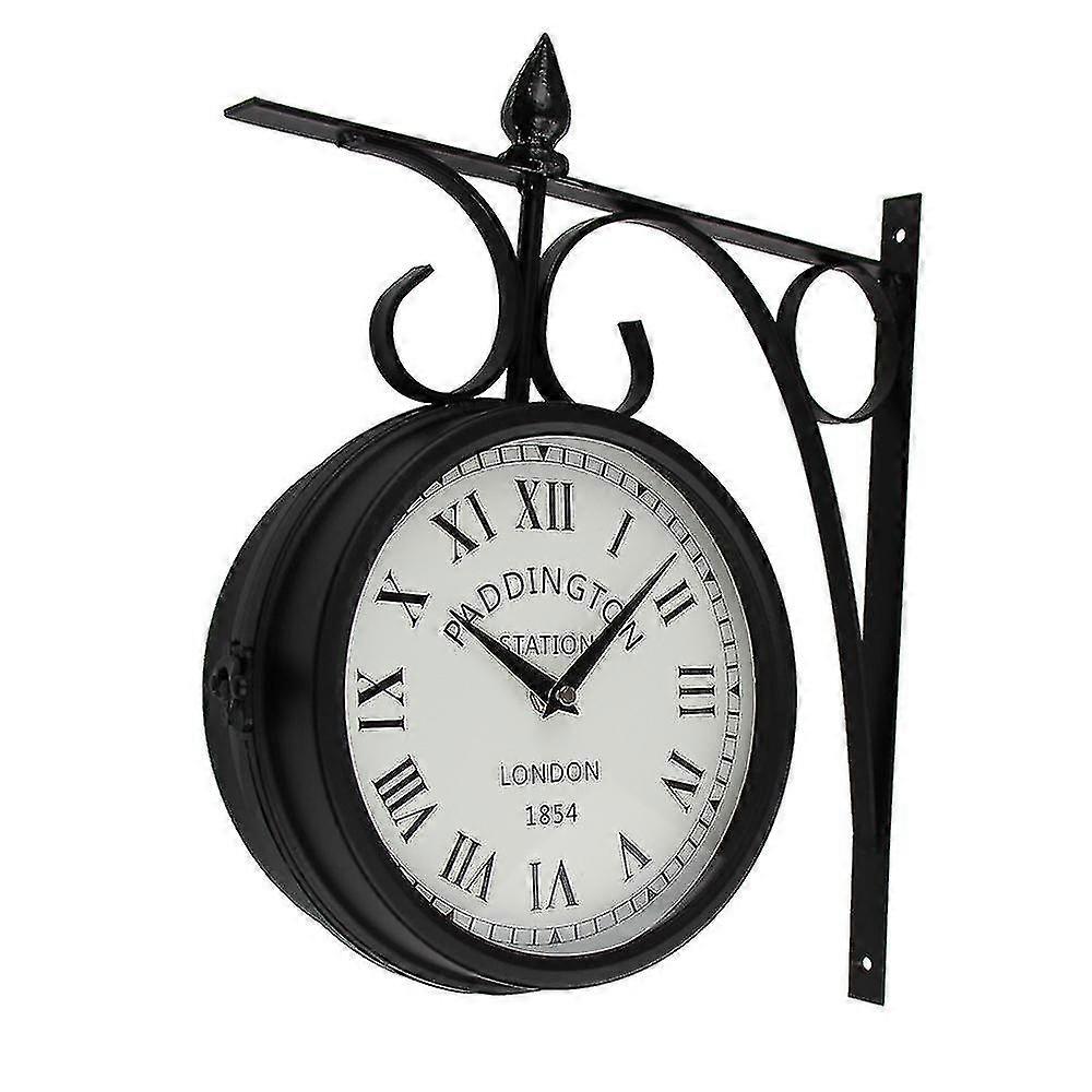 Outdoor Clocks, Double Sided Clock, Garden Clocks Outdoor Waterproof ...