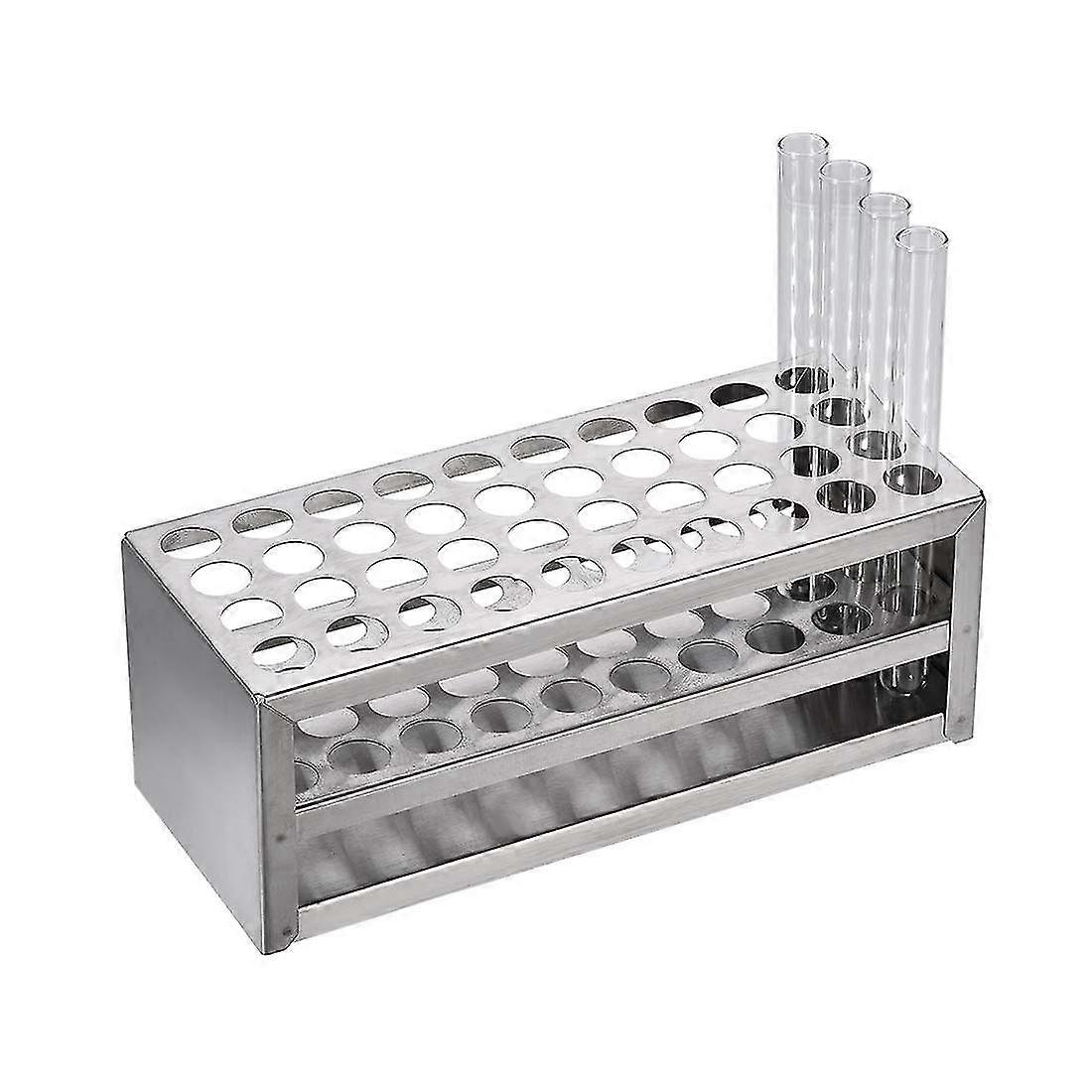 14Mm 40 Hole Aluminum Test Tube Rack Multifunctional Laboratory Test ...