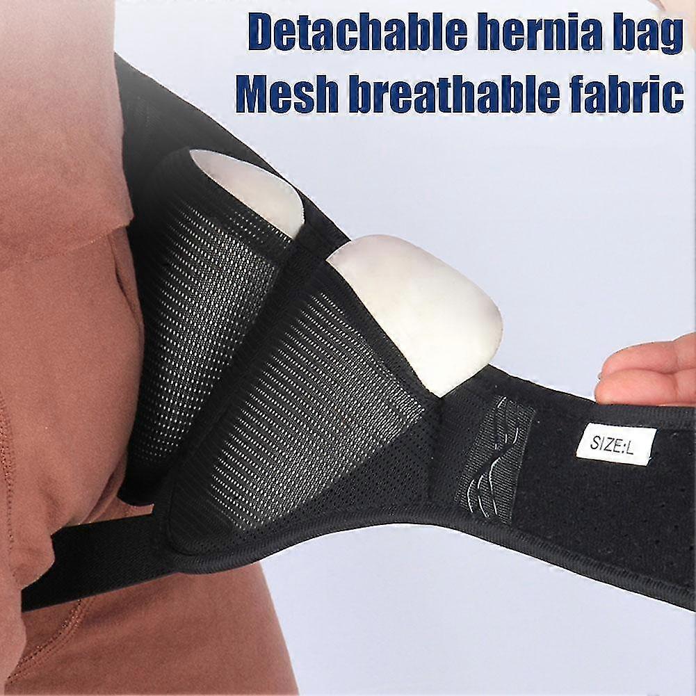 Inguinal Hernia Support Belt Pain Relief Double Groin Hernia Truss ...