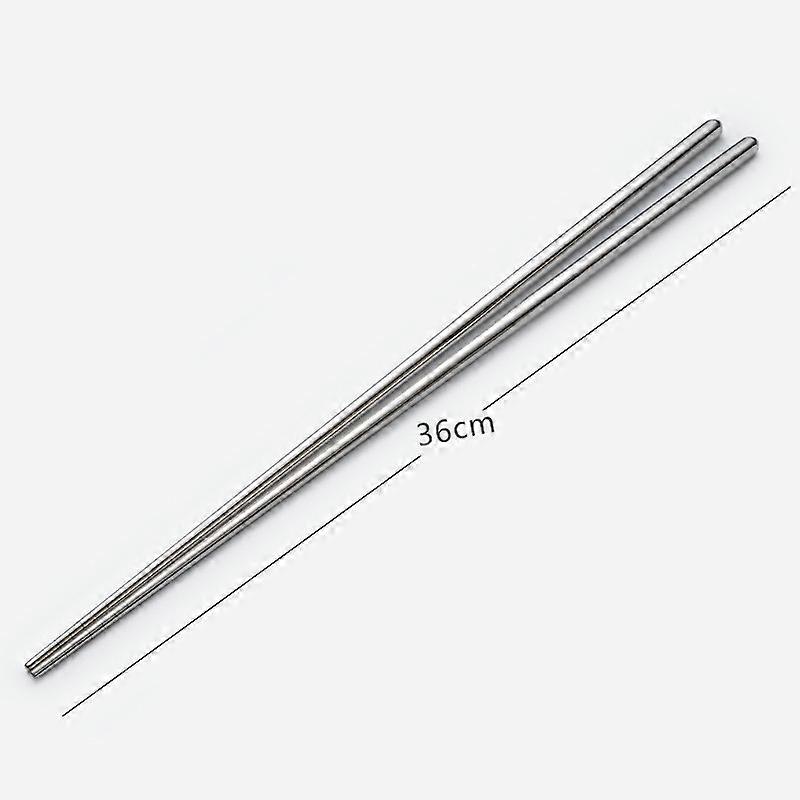 3 Pairs Cooking Chopsticks Extra Long Stainless Steel Chopsticks with ...