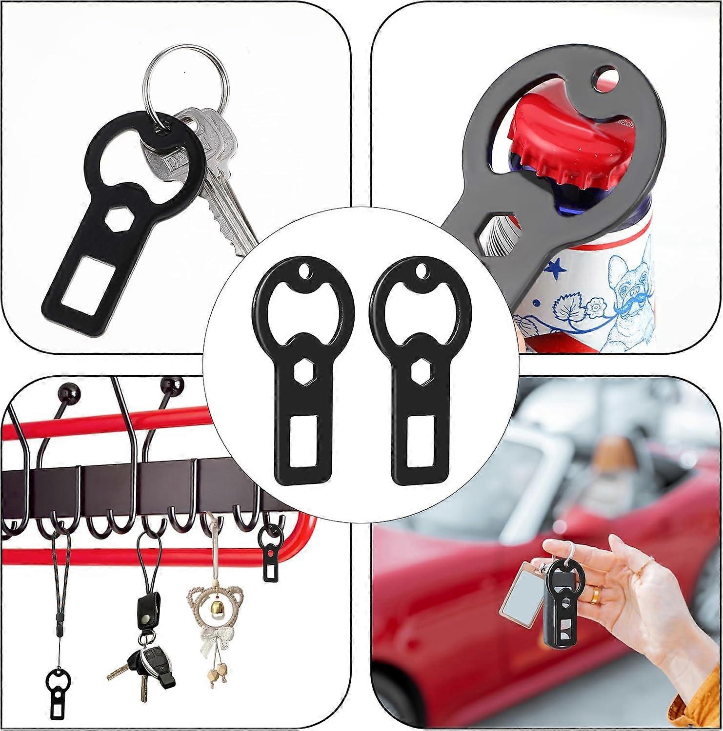 2 Pack Stainless Steel Beer Bottle Opener With 550 Paracord Lanyard ...