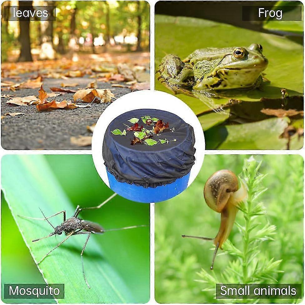 Mesh Cover For Rain Barrels With Drawstring, Water Collection Buckets ...