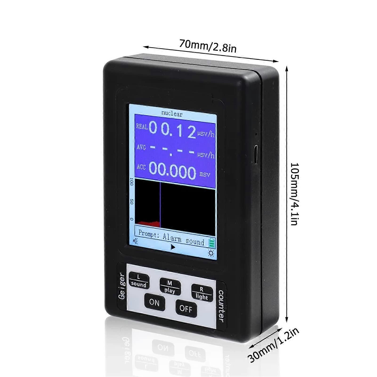 Radiation Detector Br-9B Digital Display Nuclear Radiation Detector ...