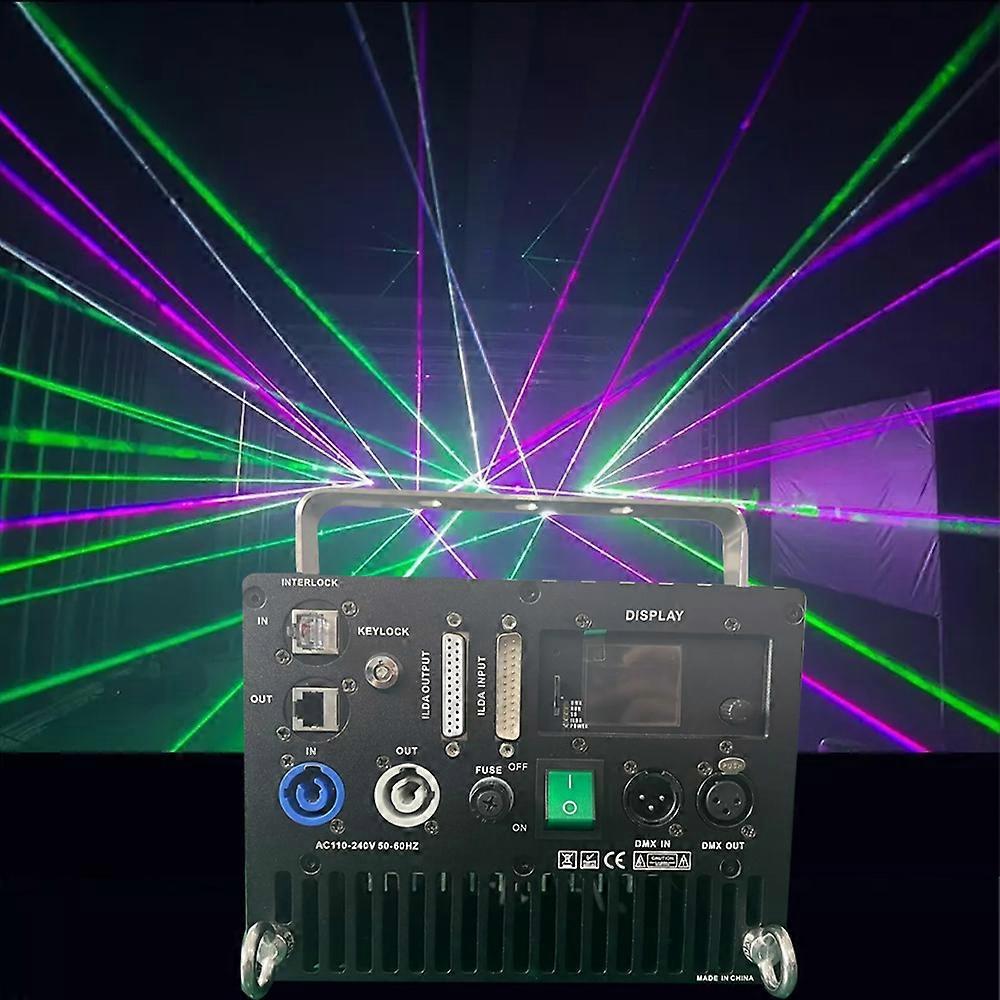 RGB 5W 40K ILDA Animation Laser Projector Scanner Pro club Stage Light ...