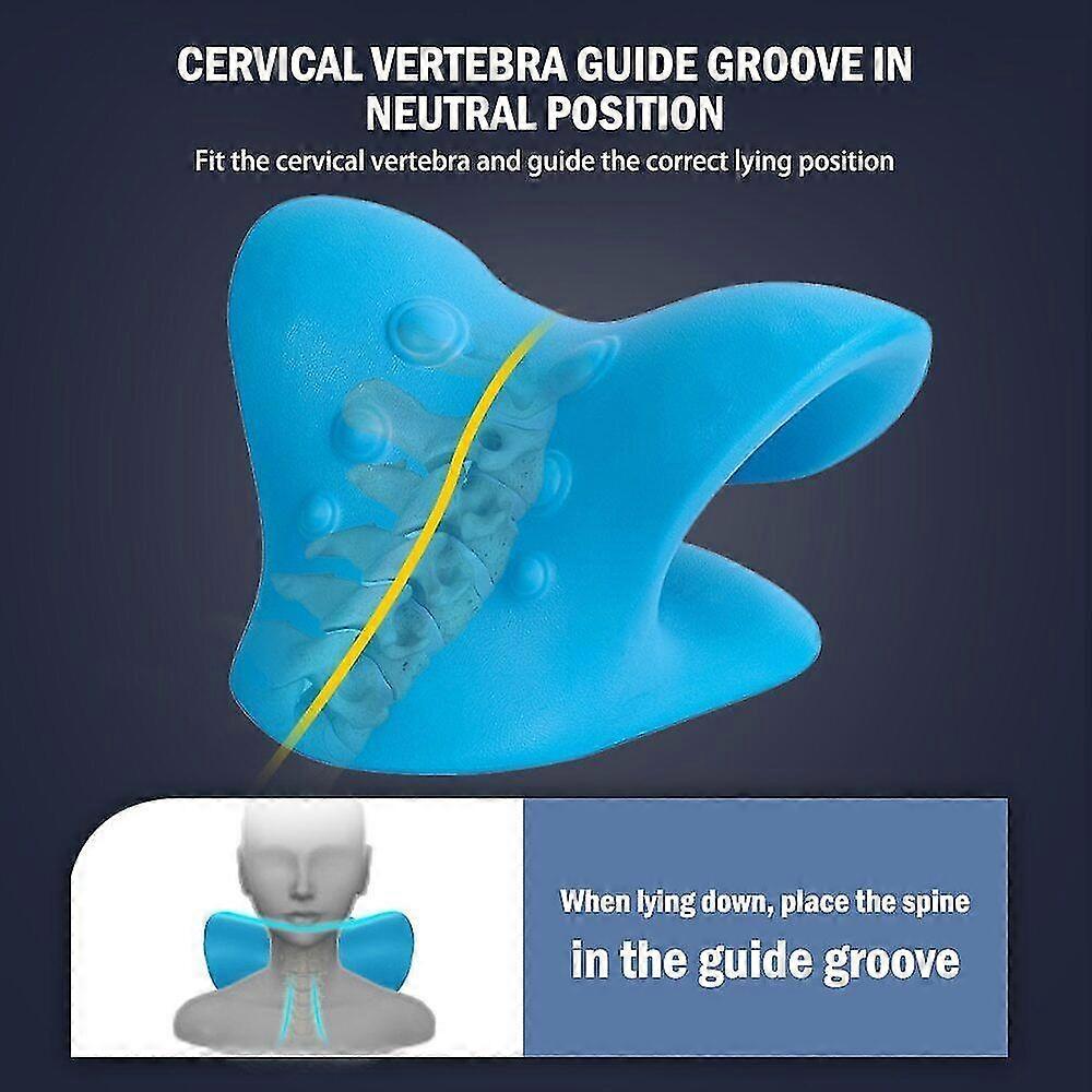 Cervical Chiropractic Traction Device - Neck Shoulder Stretcher Relaxer ...