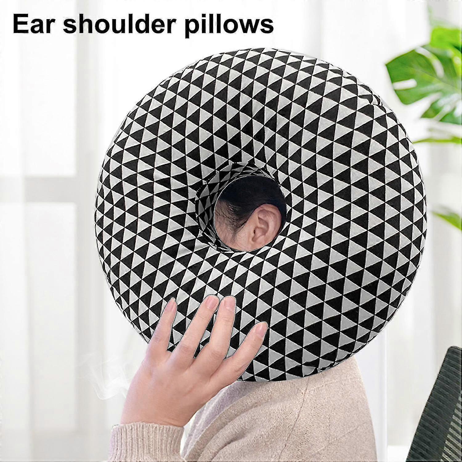 Piercing Pillow Side Sleeping Ear Pain Relief Pressure Reduction Soft ...
