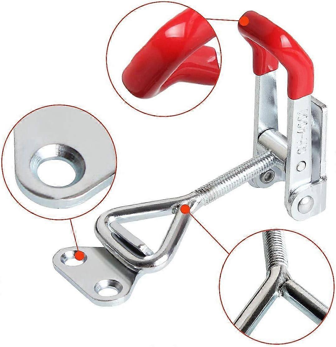 8Pcs Adjustable Toggle Latch Toggle Clamp GH-4001 165KG/363.7lbs ...