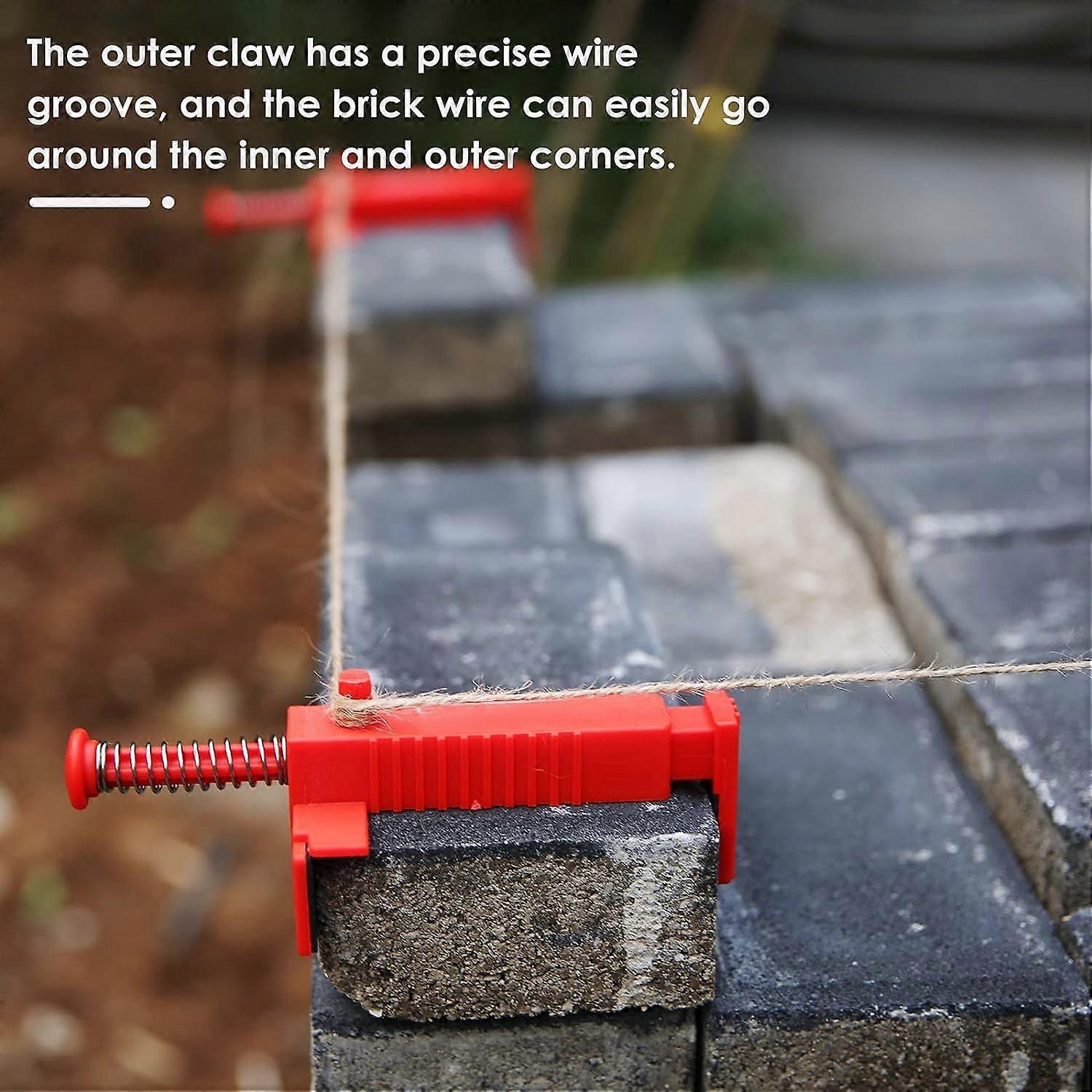 2025 Suitable 2 Pcs Brick Line Clips, Wire Drawer Bricklaying Tools ...