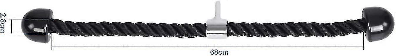 Tricep Rope Cable Attachment, Bicep Pull Down Cable, Heavy Duty Nylon ...