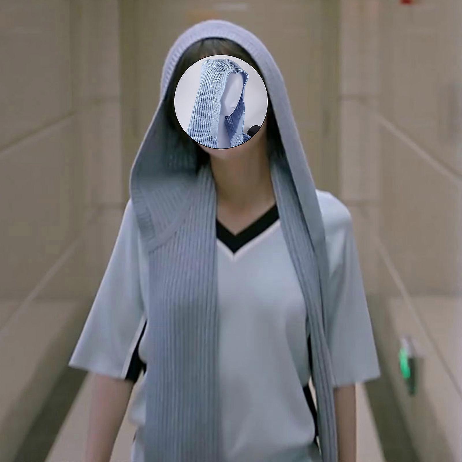 Hooded Scarf Hat Hooded Shawl Wrap Crochet for Head Scarf Hat Scarf Set ...