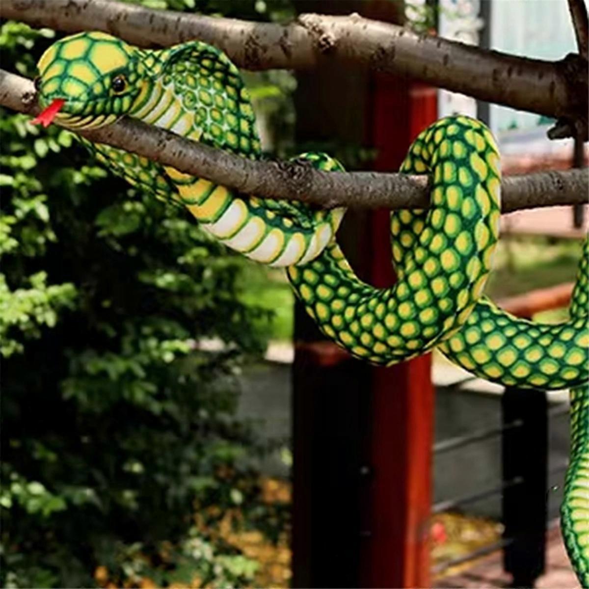 Simulation Doll Cobra Plush Toy Long Python Doll Rag Doll 80cm | Fruugo UK