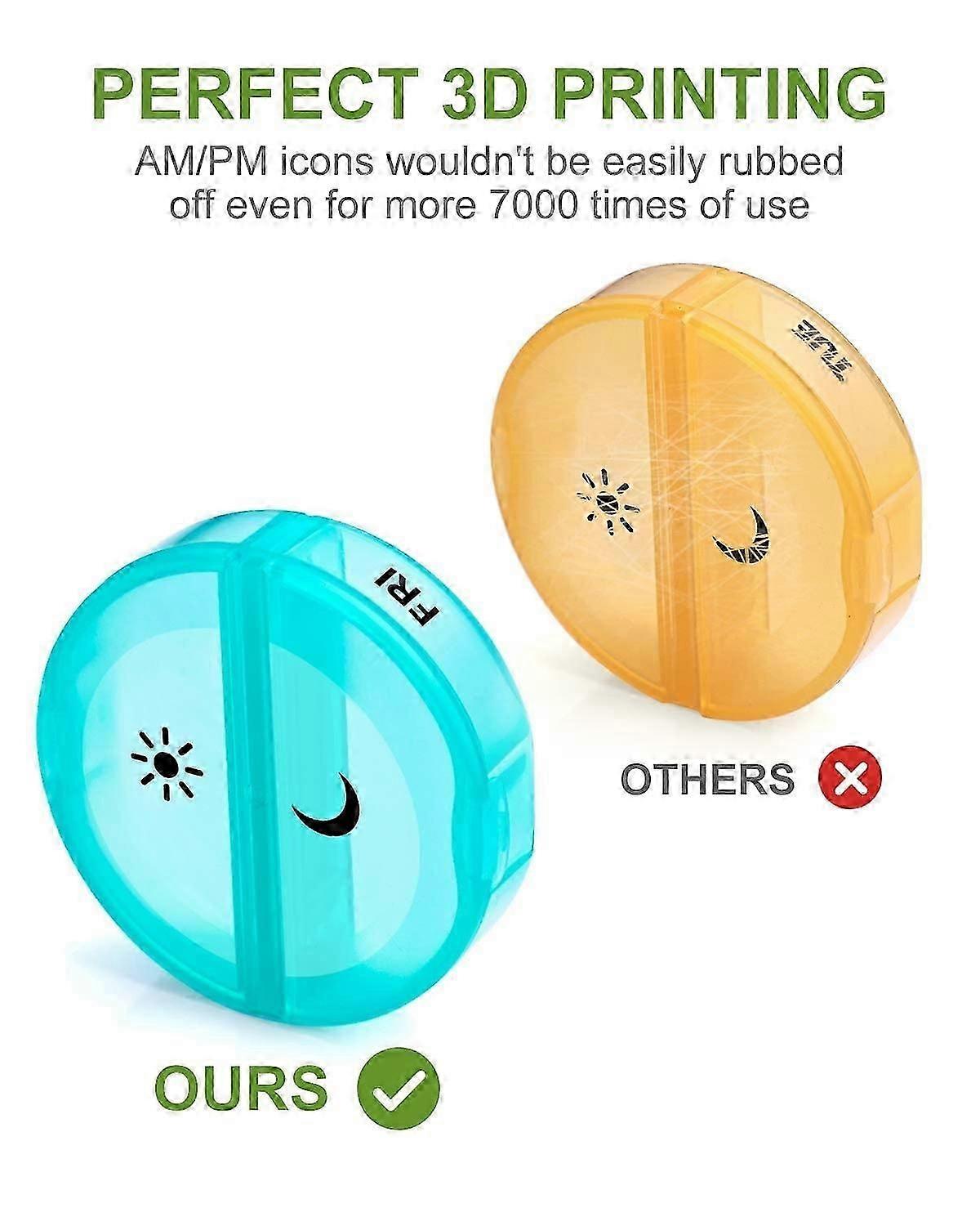 28 Day Extra Large Monthly Pill Organizer XXL Capacity Daily Medicine ...