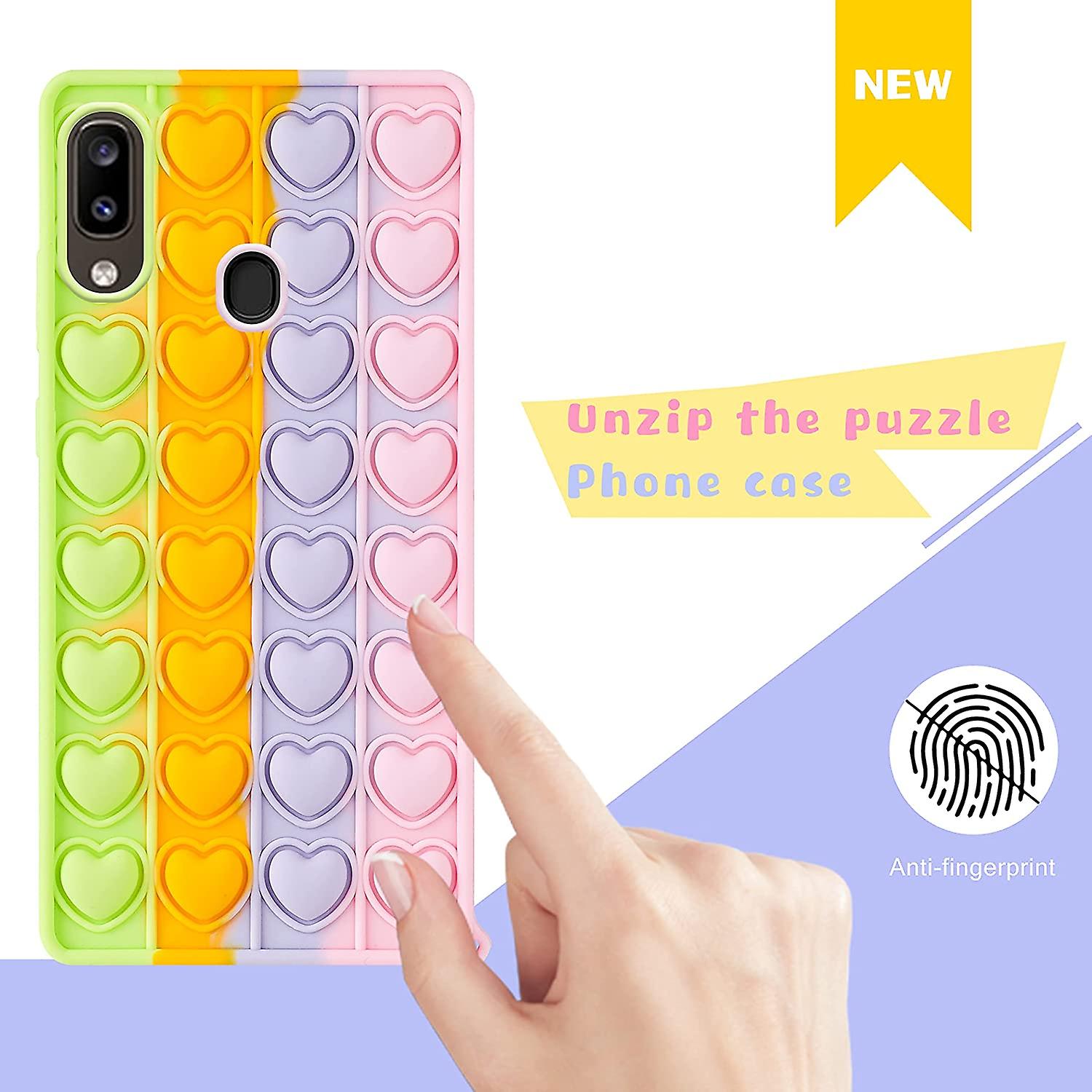 Trendy Fun For Samsung Galaxy A20/a30/a50 Case,silicone Cartoon Funny ...