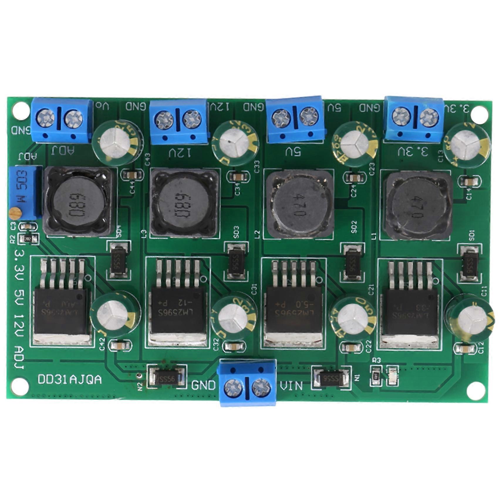 3A 4 Channels Multiple Switching Power Supply Module 3.3V 5V 12V ADJ ...