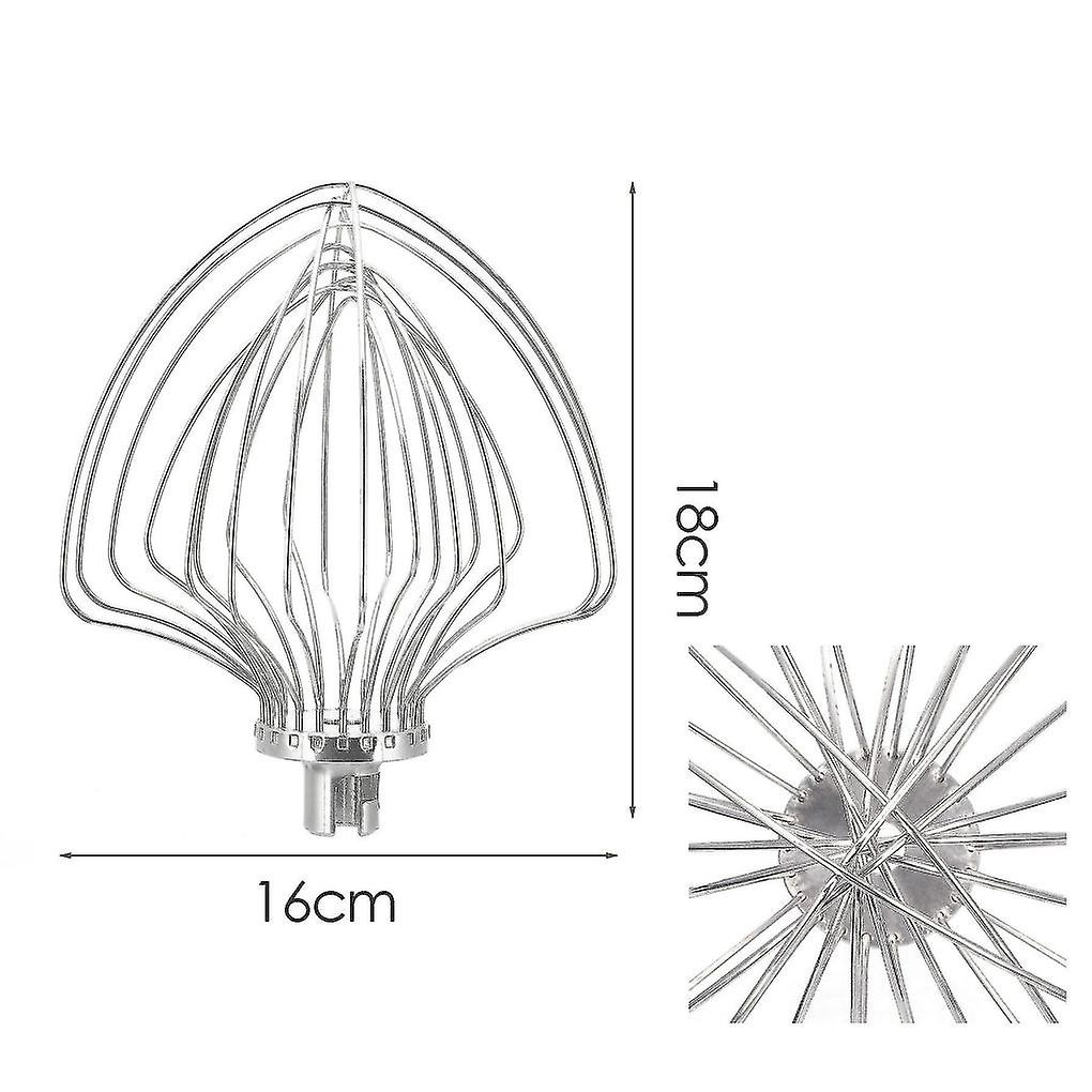 Replacement Wire Whip For 5k7ew Vertical Mixer Aid, 7 Quart Lift Bowl 6 ...