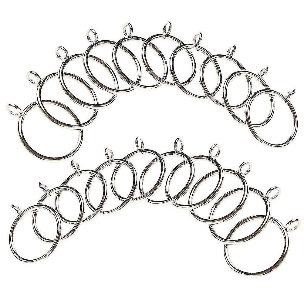 40 Pack Curtain Rings, 38mm Internal Diameter Iron Curtains Rings ...