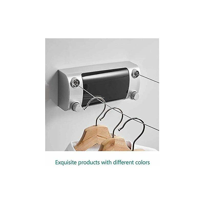 Retractable Clothesline, Double Line Retractable Clothesline Clothes ...