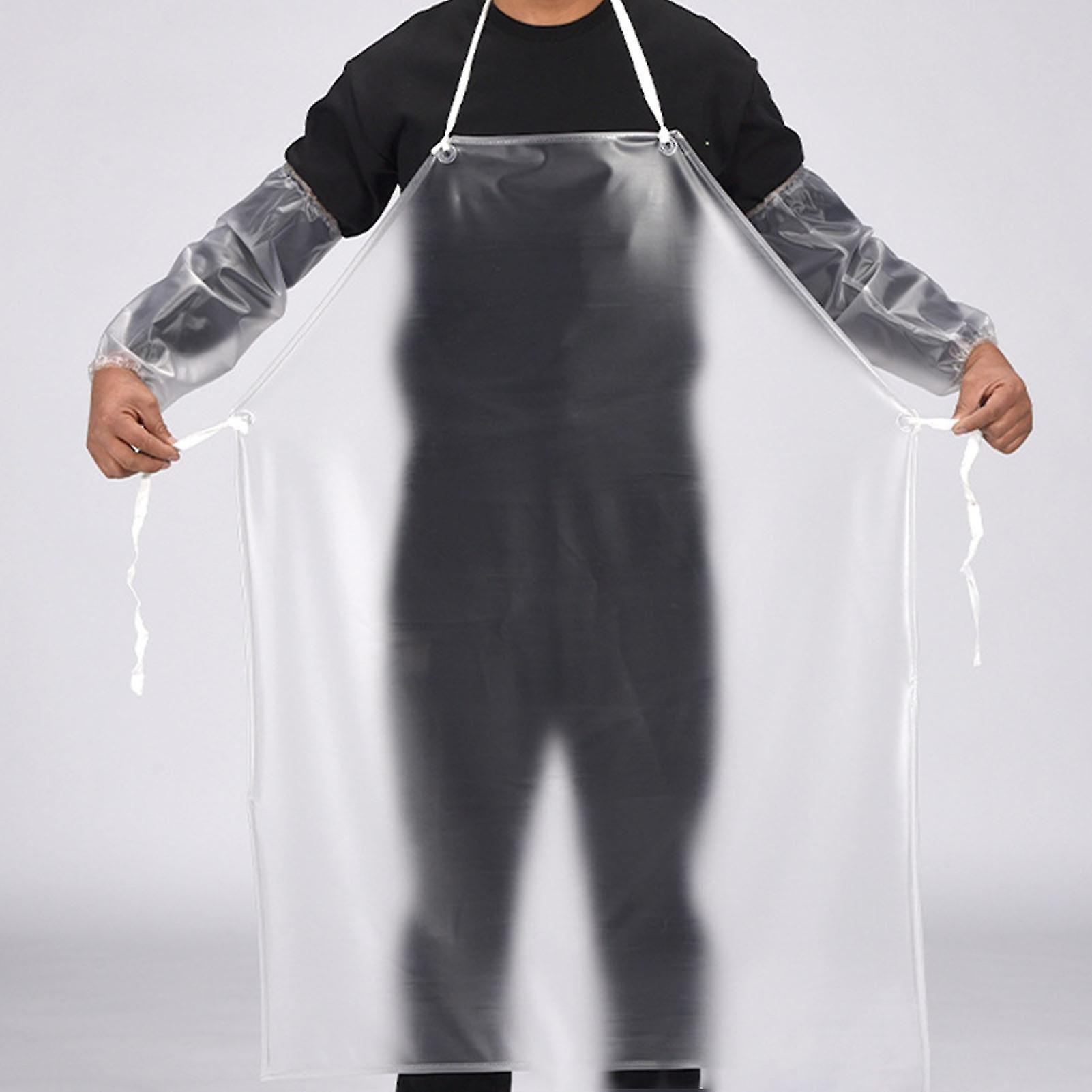 Waterproof Transparent Clear Pvc Apron Kitchen Restaurant Housework ...