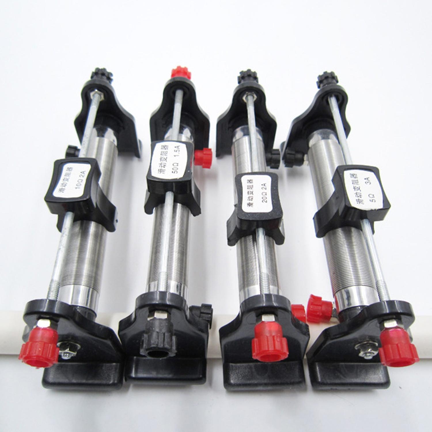 5/10/20/50Ω 1.5-2A Sliding Rheostat Adjustable Flame Retardant ABS ...