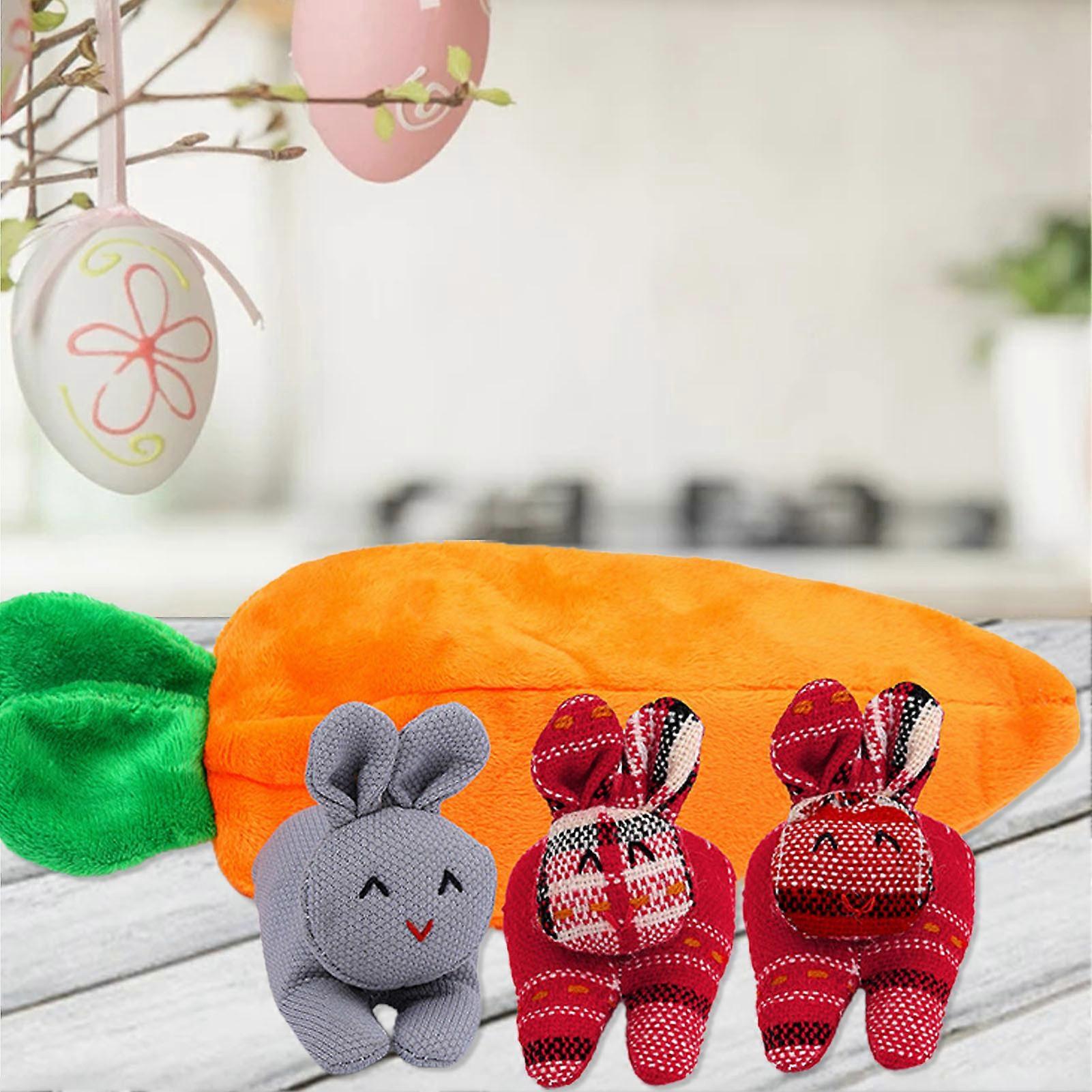 1/4Pcs Easter Ornament Adorable Cartoon Design Comfortable Touch Three ...