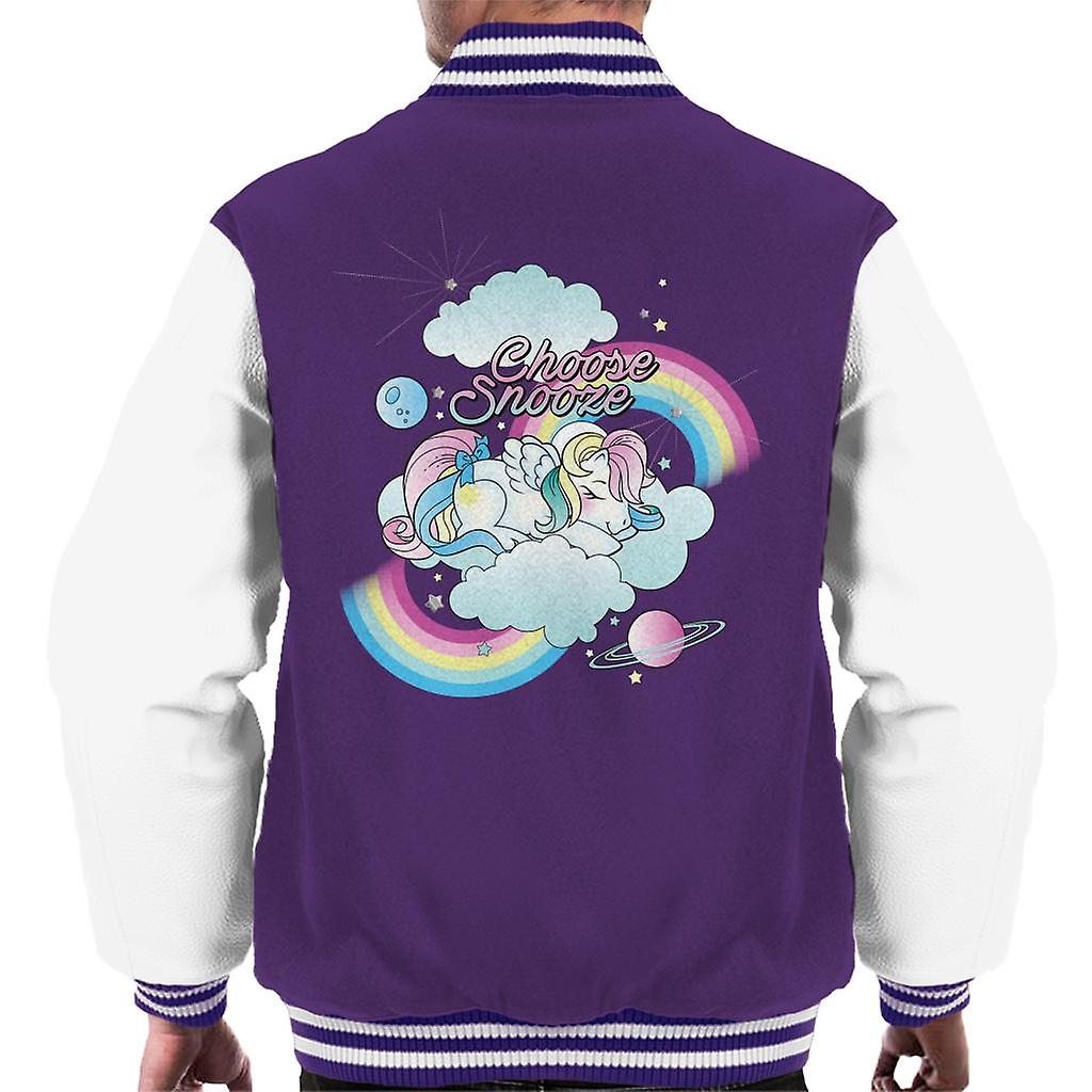 My Little Pony Choose Snooze Men's Varsity Jacket | Fruugo US