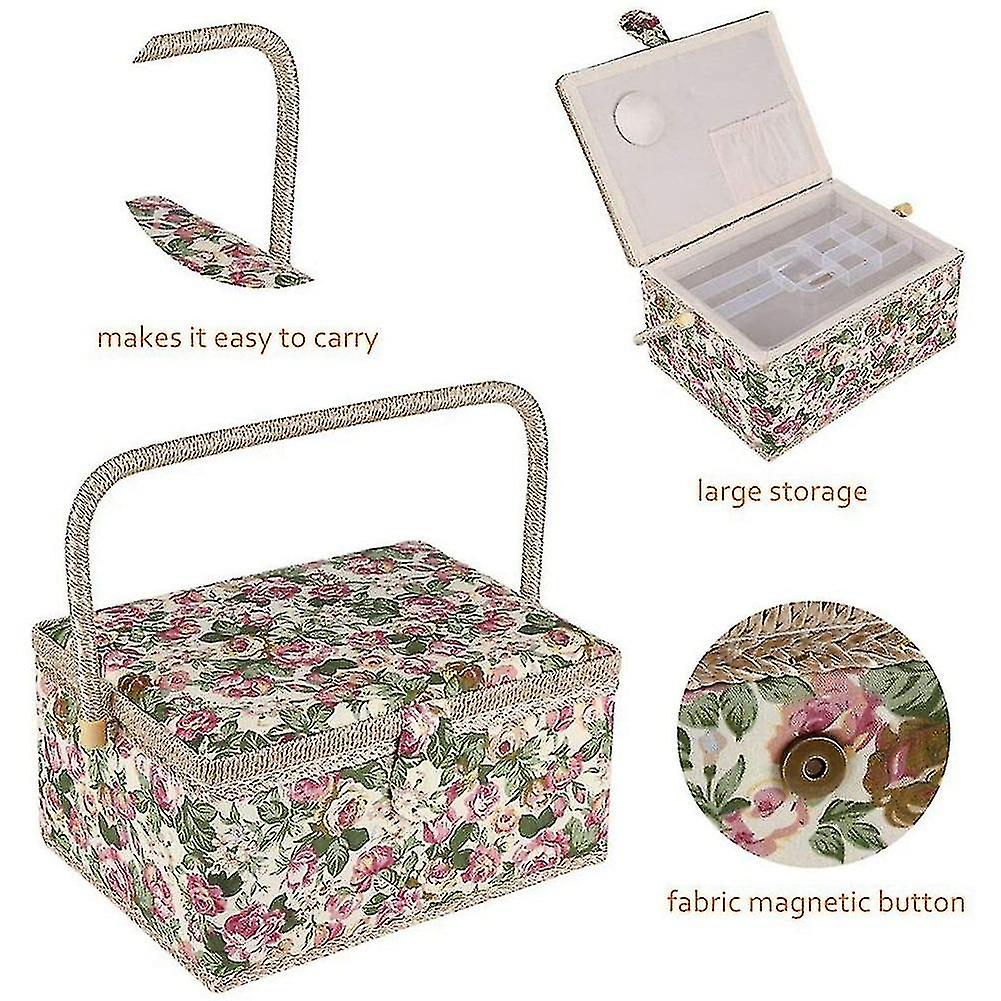 Extra Large Sewing Basket,vintage Sewing Basket,for Needles, Thread ...