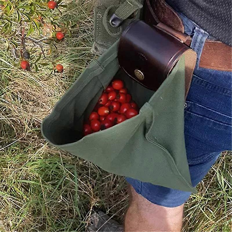 Large Capacity Mushroom Picking Bag Mushroom Feeding Bag Outdoor Orchard Harvest Bag Breathable ...