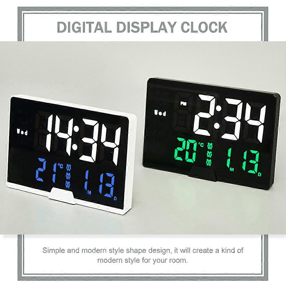 Desktop Home Table Decor LED Digital Clock Multi-function Digital Alarm Clock | Fruugo UK