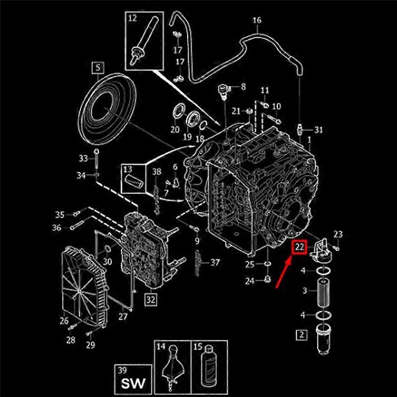 31256732 for Volvo for Ford MPS6 Gearbox Automatic Powershift Oil ...
