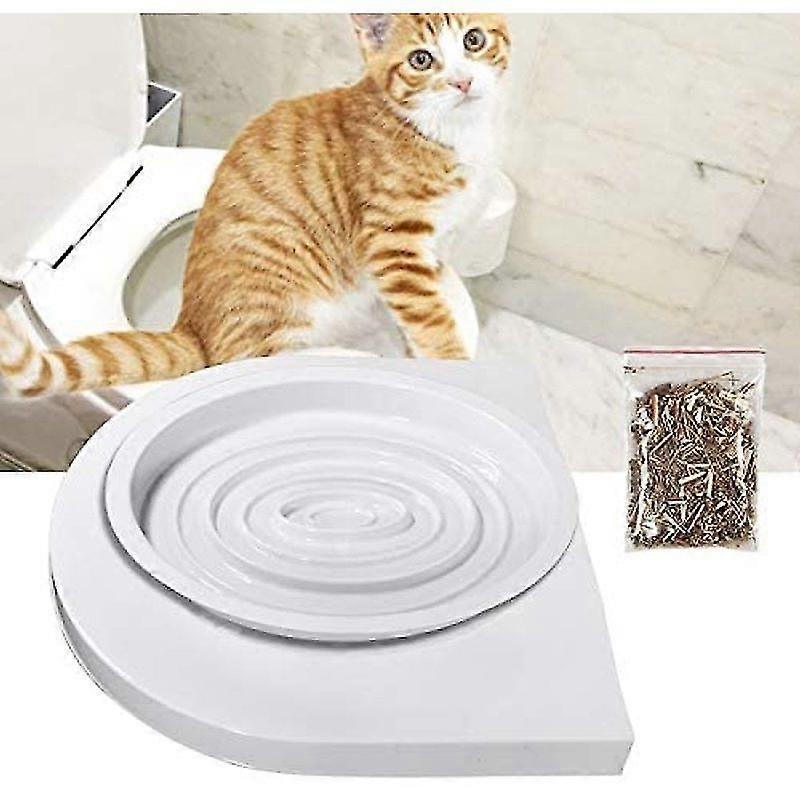 Cat Training Kit Teach Your Cat To Use The Toilet In 5 Small Steps ...