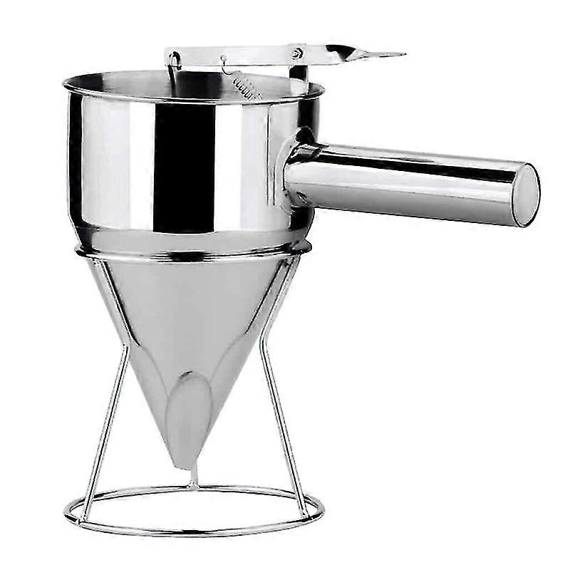 Stainless Steel Donut Cupcake Batter Dispenser Funnel Pancake Maker ...