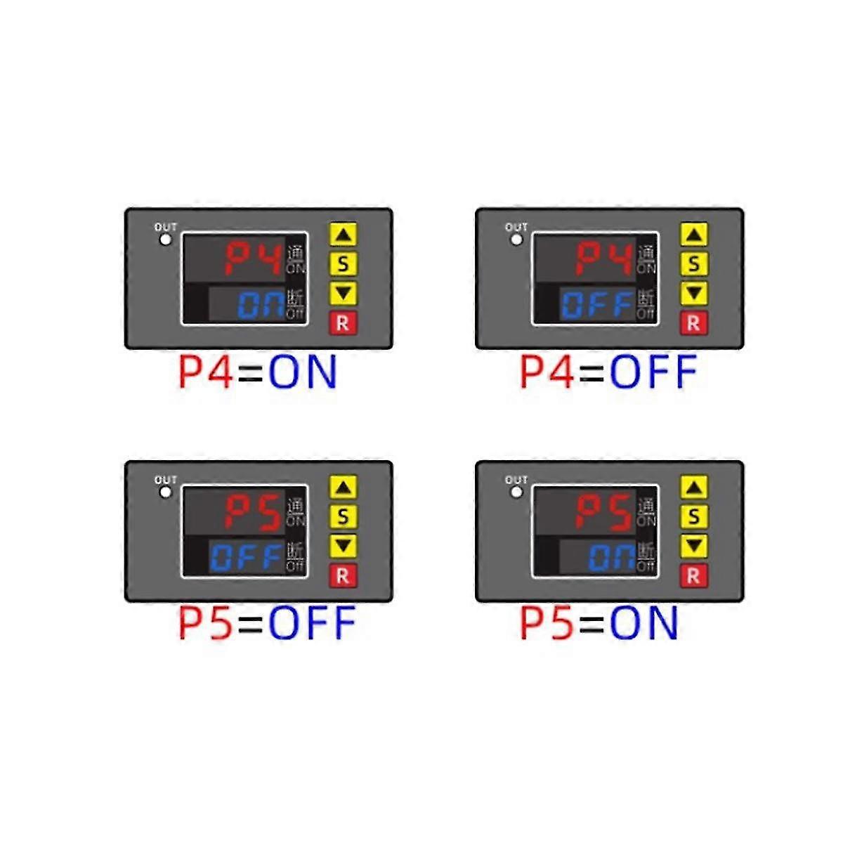 T3231 Digital Time Delay Relay Multifunction LED Display Cyclic Timing ...