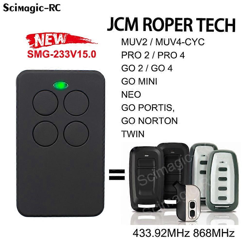 Garage Remote Control JCM ROPER TECH GO-2- GO-4 GO 2 GO 4 GO-MINI GO ...