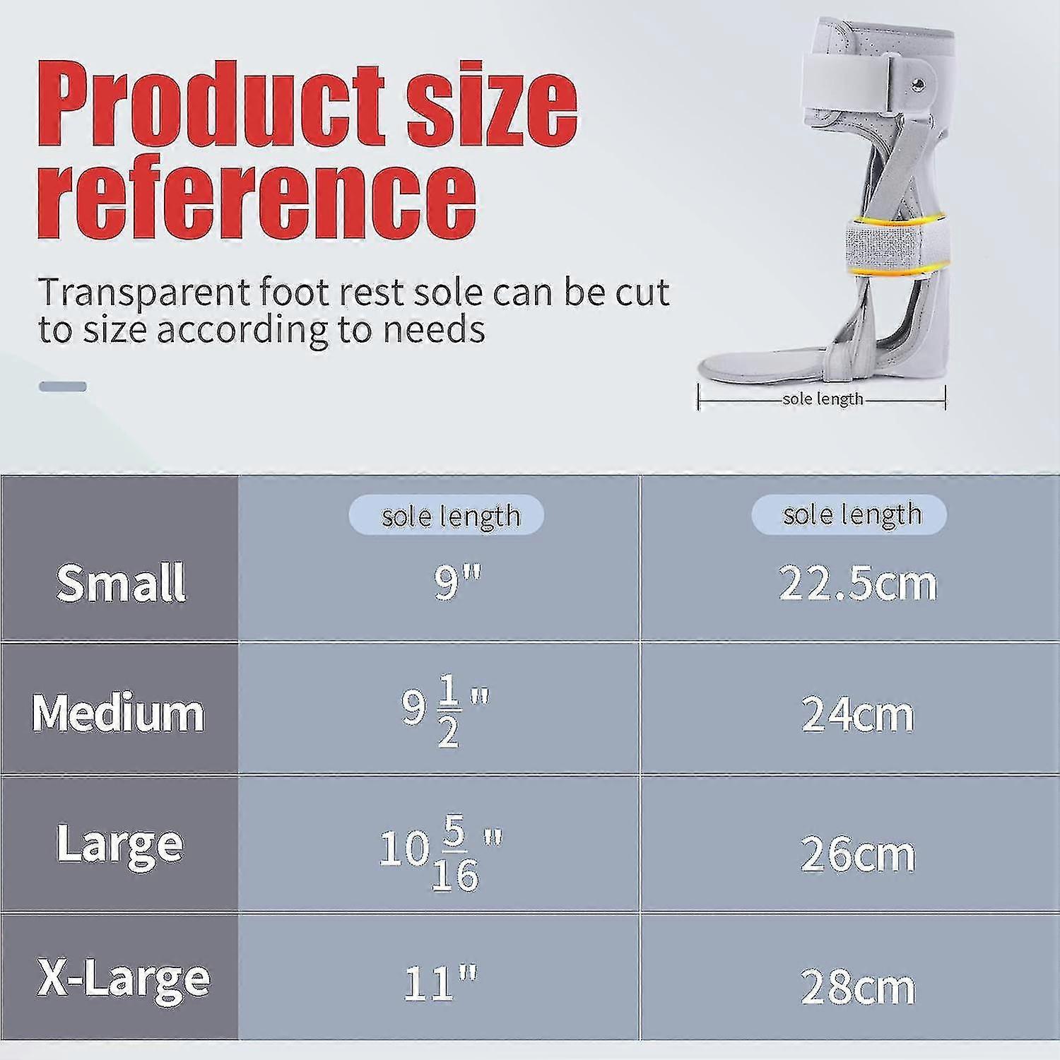 Afo Foot Drop Brace Ankle Foot Orthosis Medical Afo Walking With Shoes ...