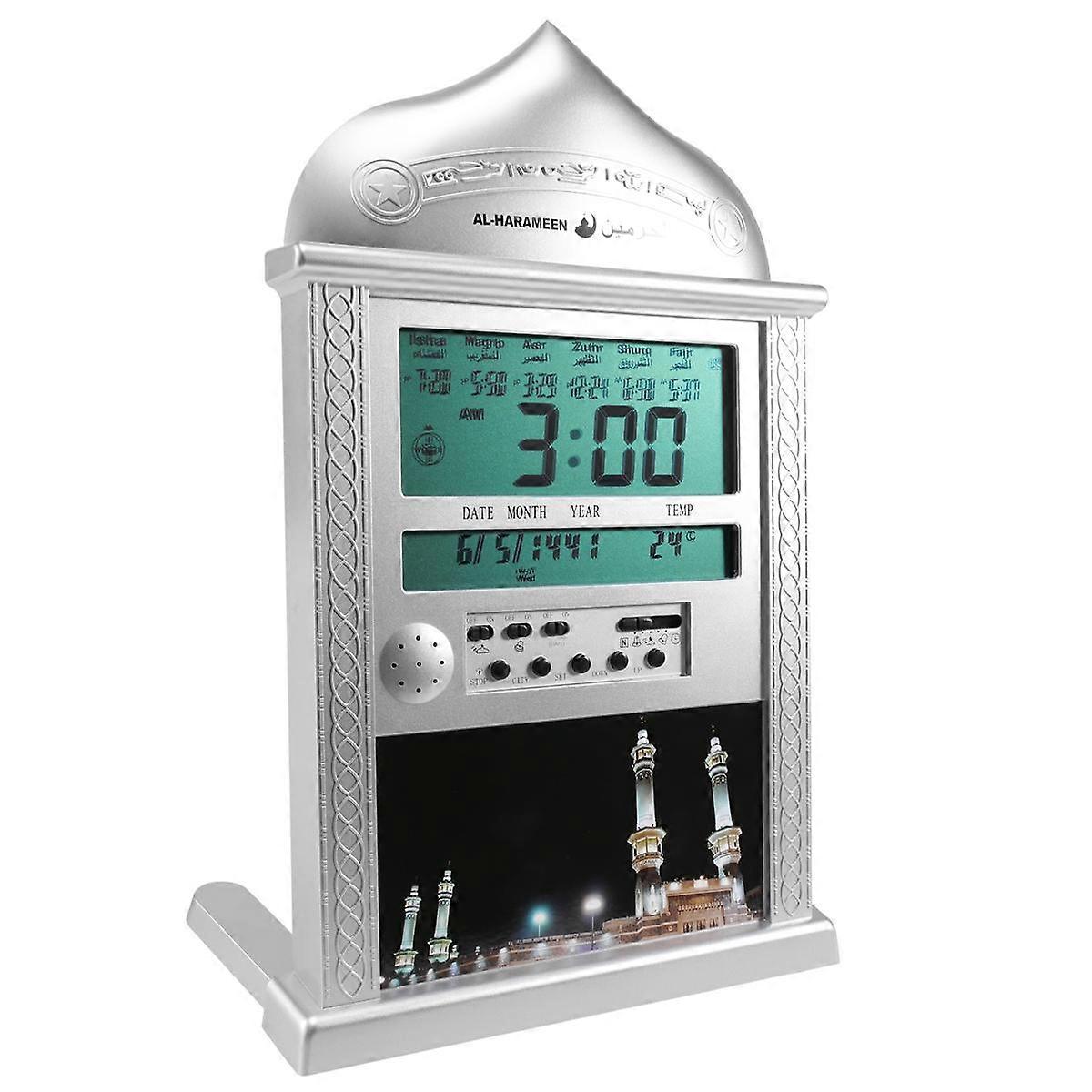 Azan Mosque Prayer Clock Islamic Mosque Azan Calendar Muslim Prayer ...