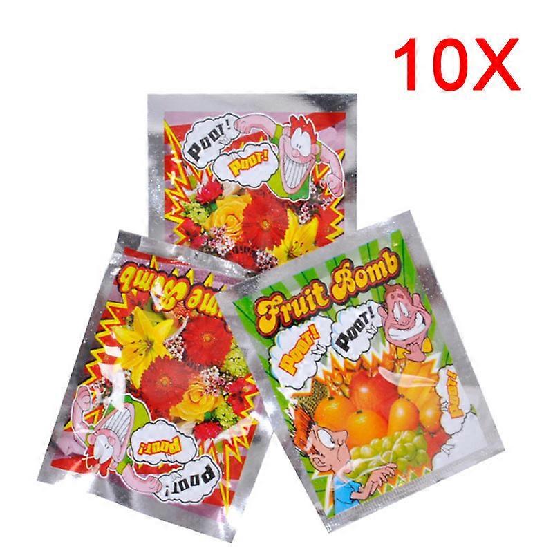10PCS New Funny Shock Toys Explosion Smelly Package the Whole People ...
