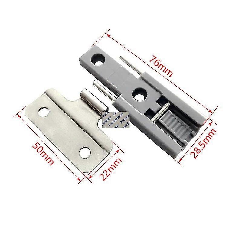2Pcs Reversal Folding Sliding Door Hinge Bi-fold Closet Wardrobe ...