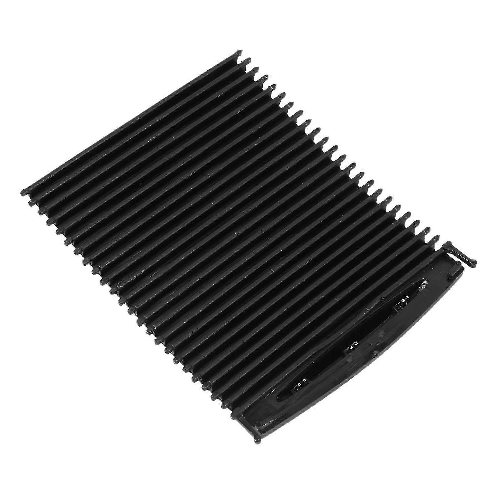 Car Center Console Sliding Shutters Cup Holder Roller Shutter Cover For ...