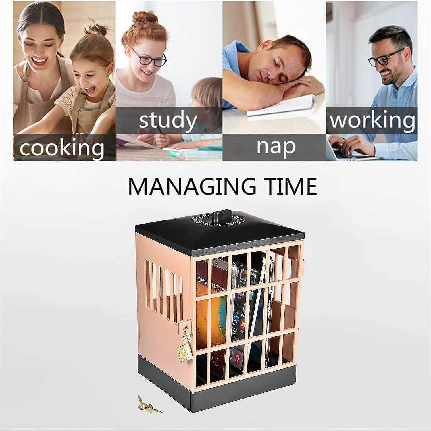 Mobile Phone Jail, Phone Jail Cell Phone Cage With Timer For Home ...
