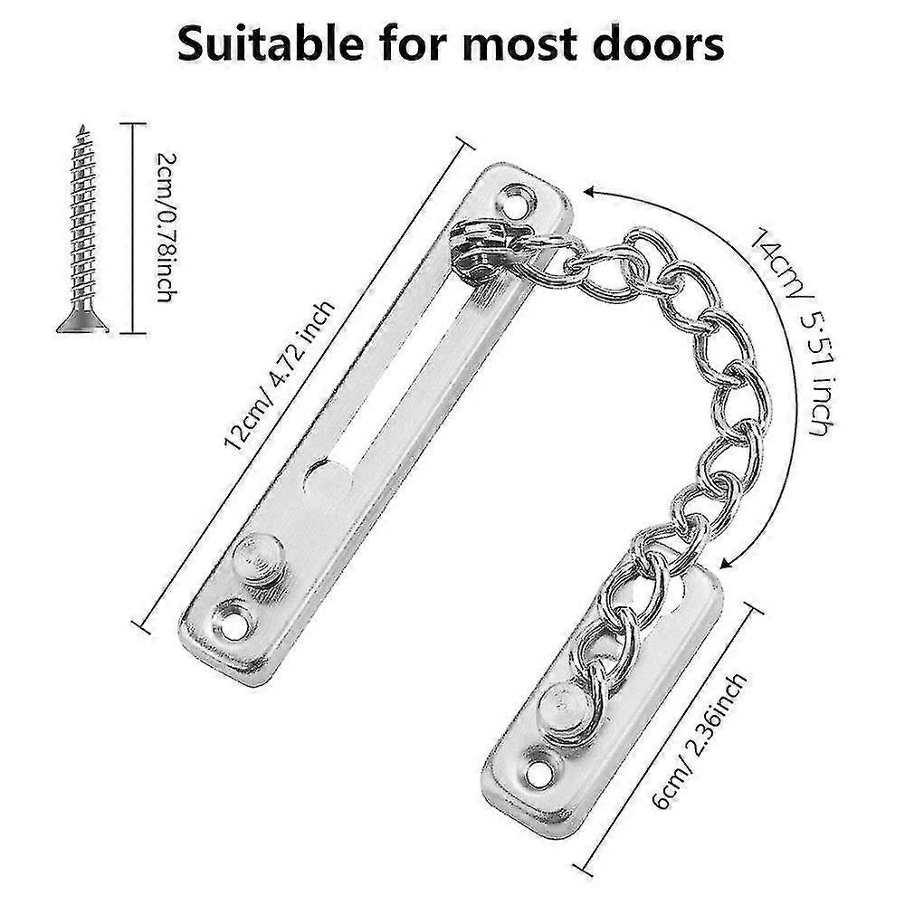 Security Door Chain Anti-theft Door Lock Stainless Steel Door Chain ...