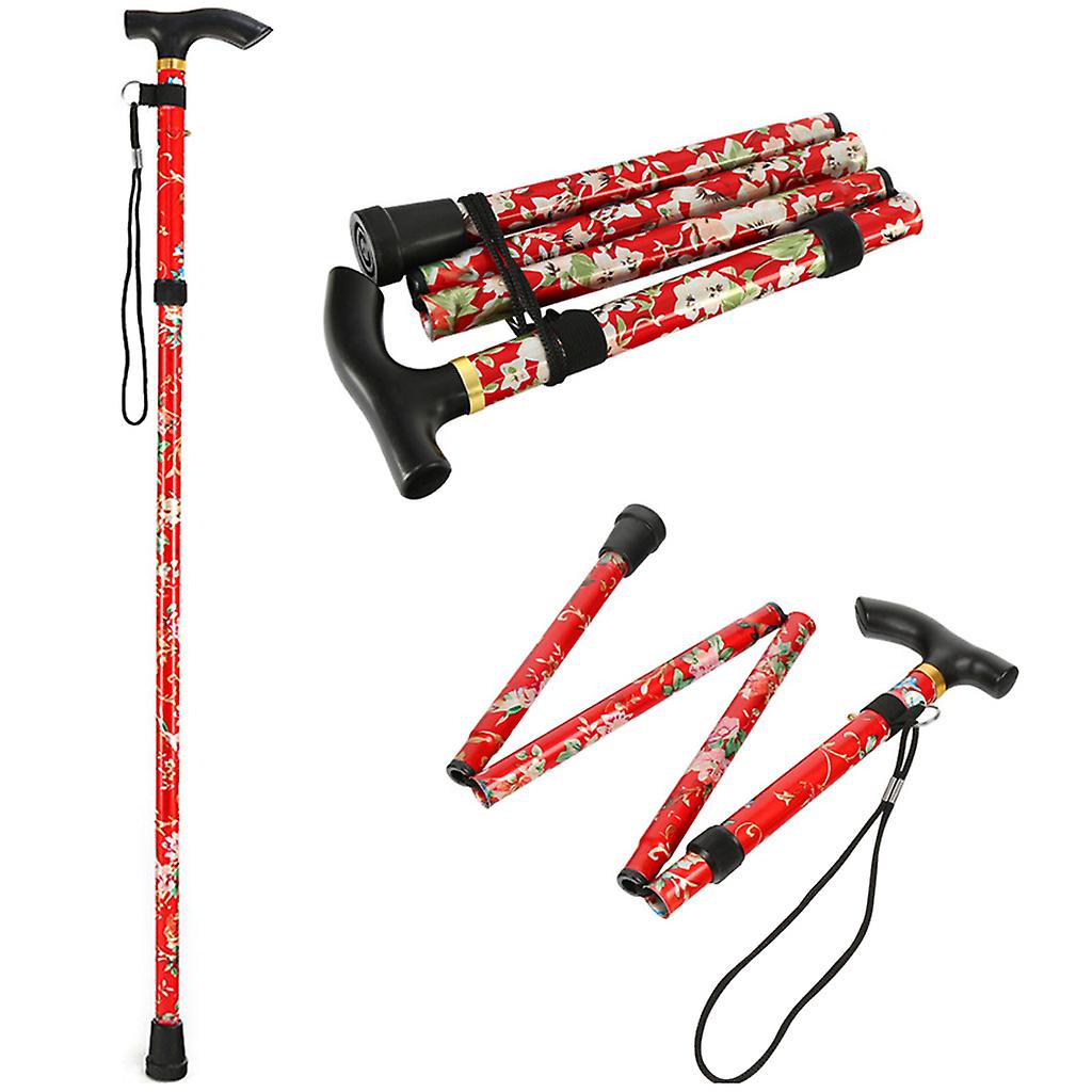 Collapsible Cane Elder Cane Walking Trusty Stick Crutches Telescopic ...