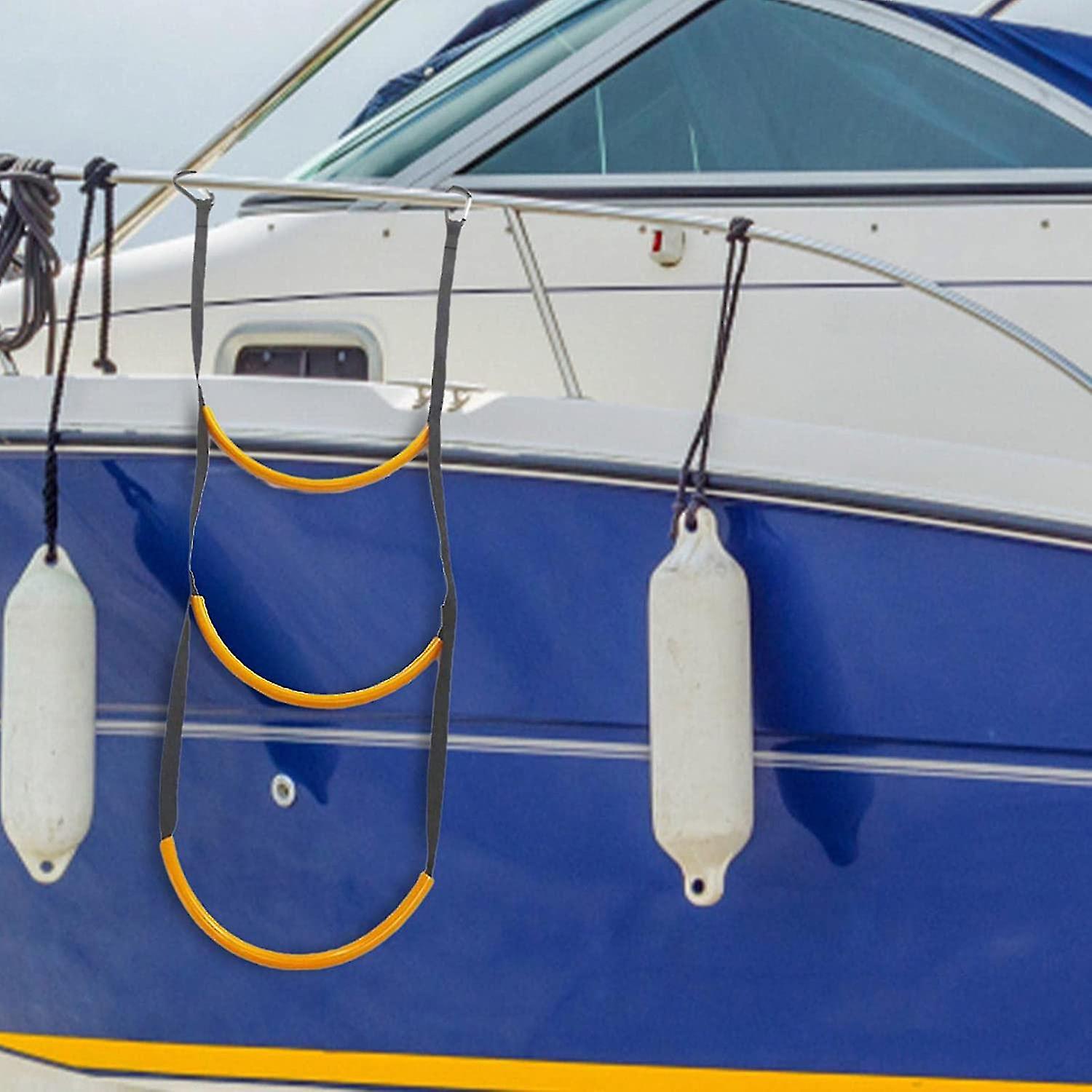 Boat Ladder - 3 Step Inflatable Rope Boat Ladder, Safe And Reliable ...