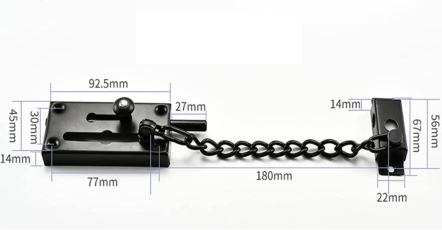 Door Chain Lock, Door Lock Latch With Anti-theft Chain, Chain Door ...