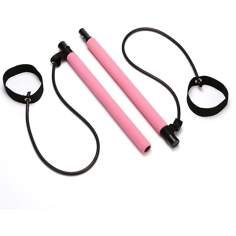 Resistance Bar, Portable Pilates Exercise Bar Kit With Resistance Band ...