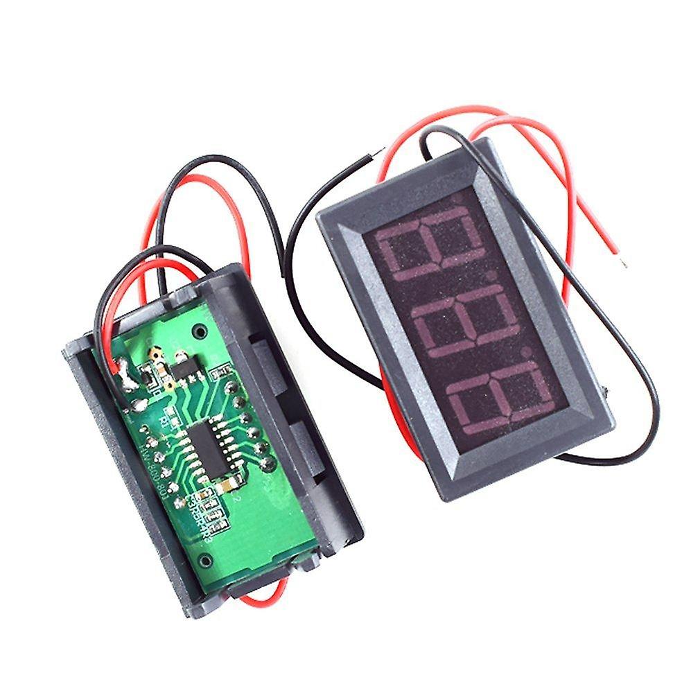 Mini Led Display Digital Voltmeter Panel Volt Voltage Meter Tester ...