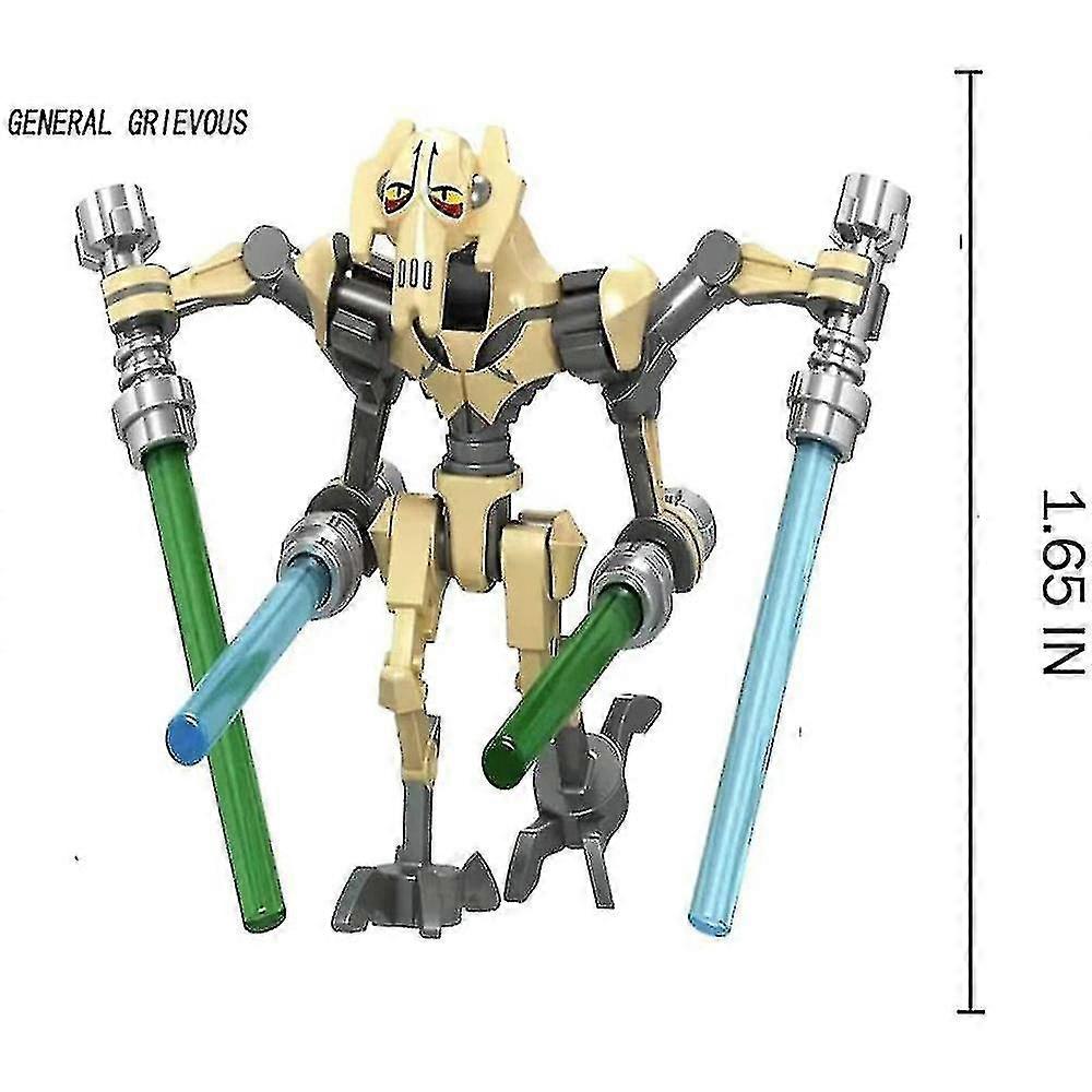 28pcs Pack Battle Soldiers, Generals And Droids With Weapons Set ...