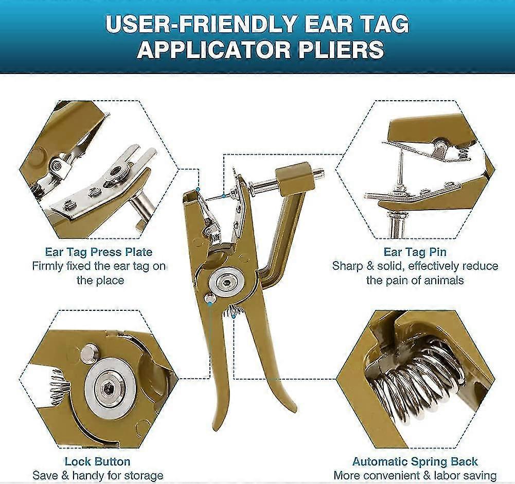 Ear Tag Pliers, Sheep Ear Tag Plier, Ear Tag Applicator For Cows ...