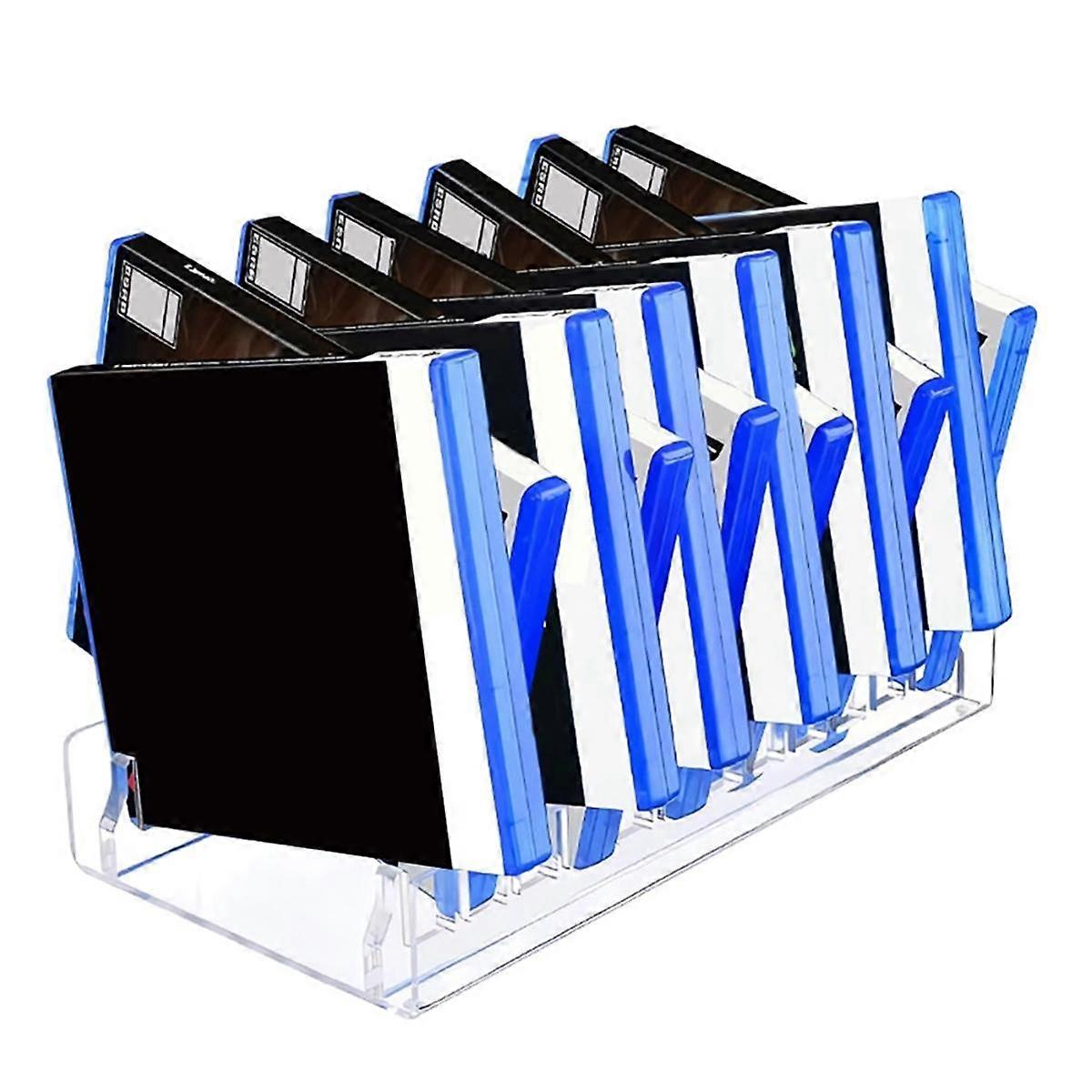 CD Holder 2 Pack, Clear Acrylic CD Organizers, CD Display Rack Holds ...