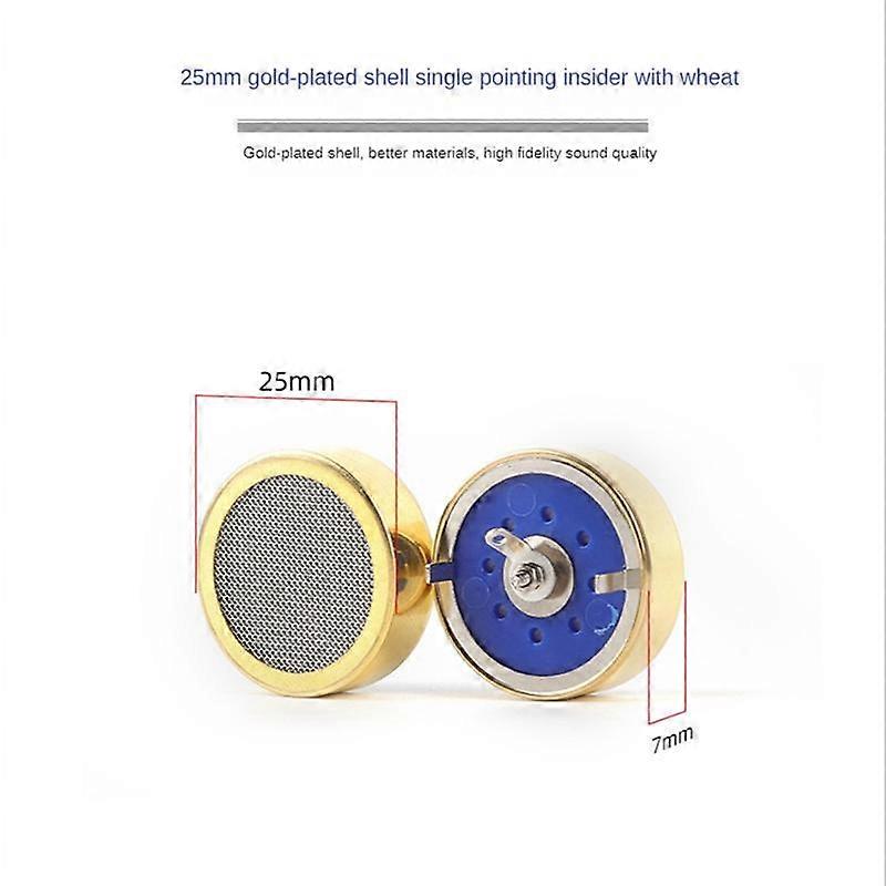 25Mm Microphone Diaphragm Core Capsule Large Diaphragm Core Capsule for ...