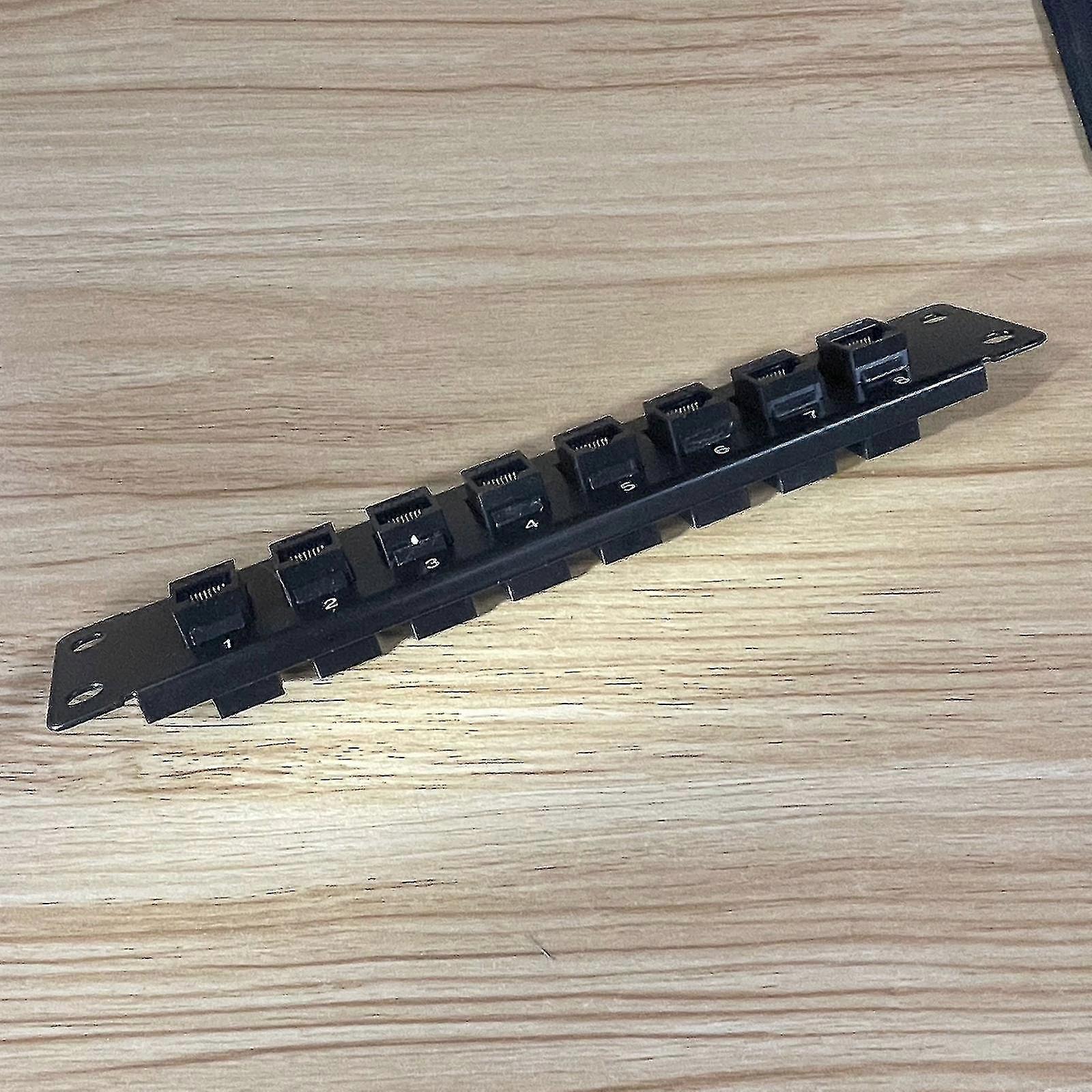 8-port Cat6 Shielded Patch Panel 10g Ready Metal Housing Color-coded ...